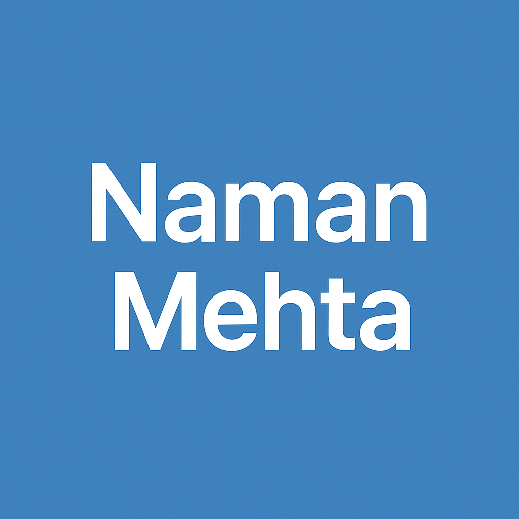 Naman Mehta | Brand Strategist